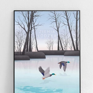 Ziemia Łódzka Original Poster, Poland Wall Art, Polen Poster, Lodz ...