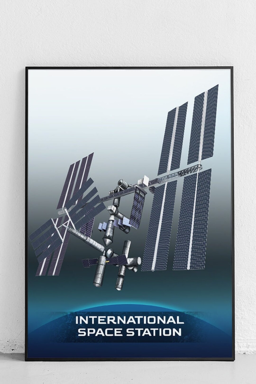 International Space Station Poster, Wonders of Technology Poster, ISS ...