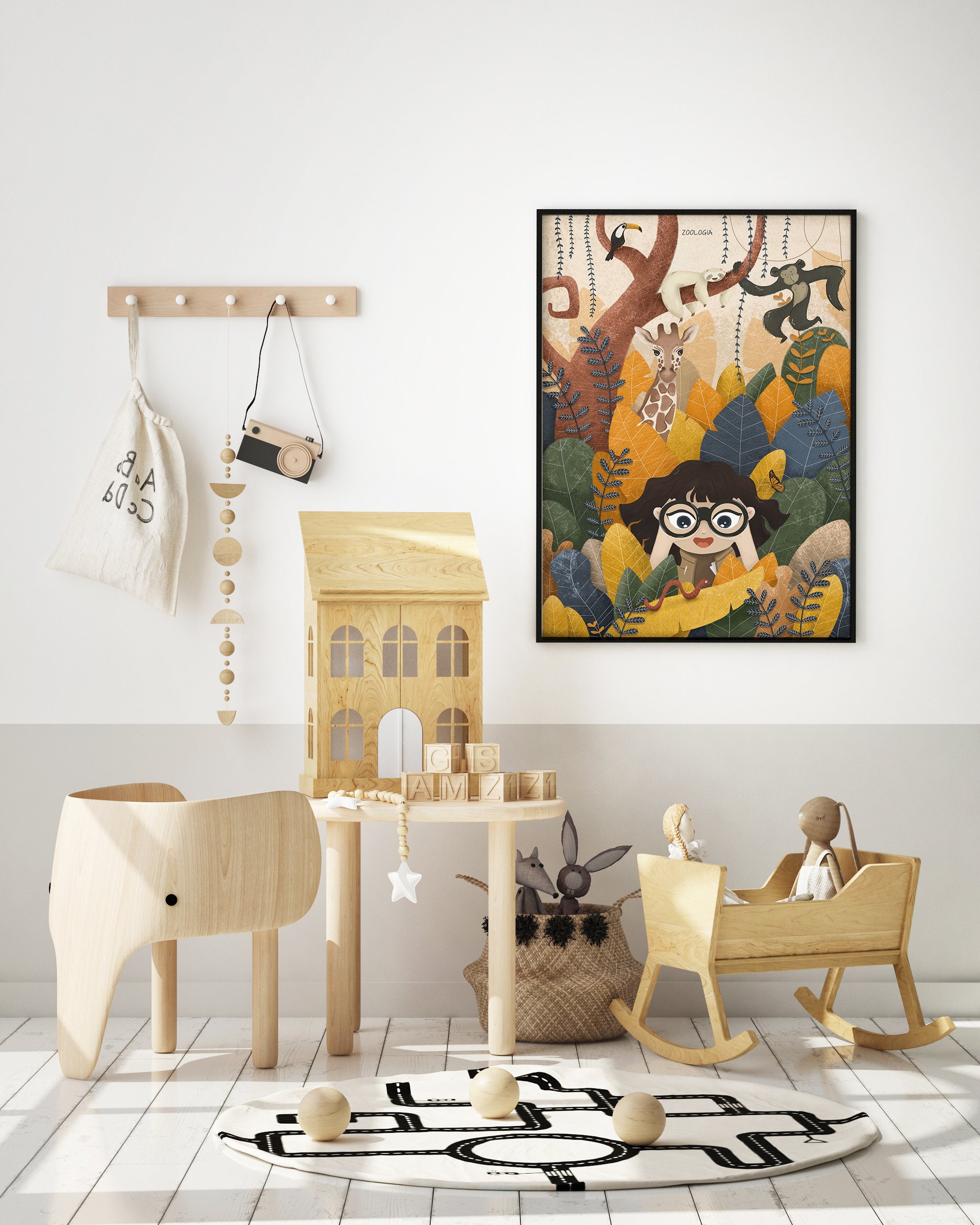 Zoologist Poster Science Girl Poster Zoology Poster - Etsy