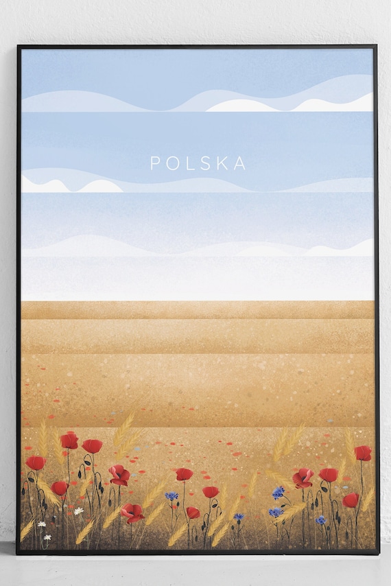 Polska Original Poster Polen Poster Poland Poster | Etsy