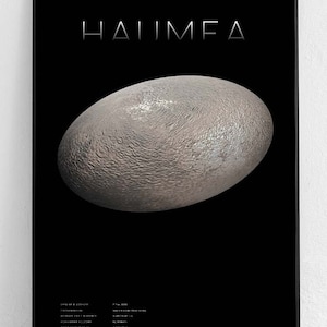 Haumea - Planets of the Solar System Original Poster - Etsy