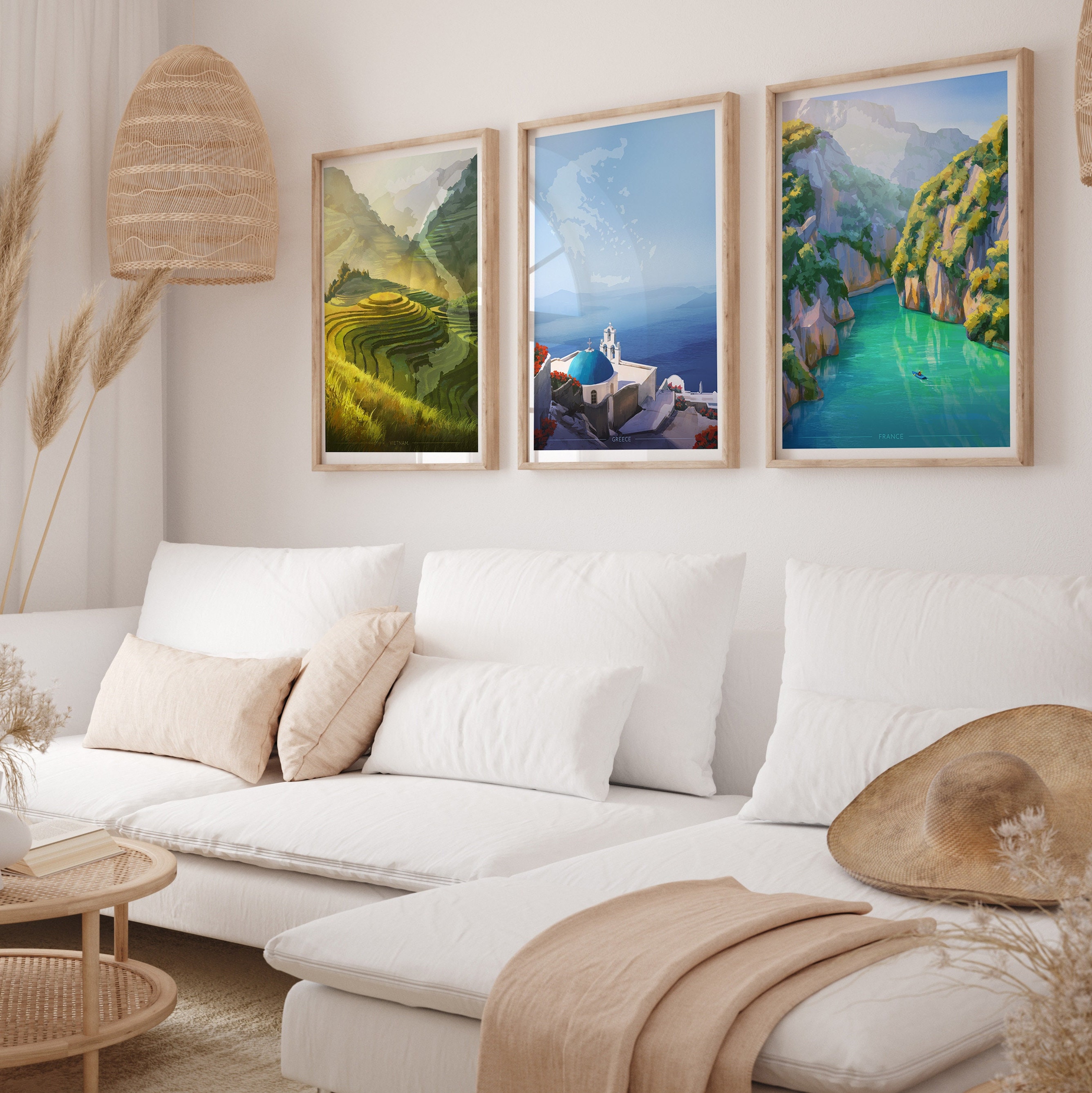 France Map Original Poster - Etsy