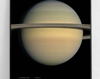 Planets: Saturn Poster - Etsy