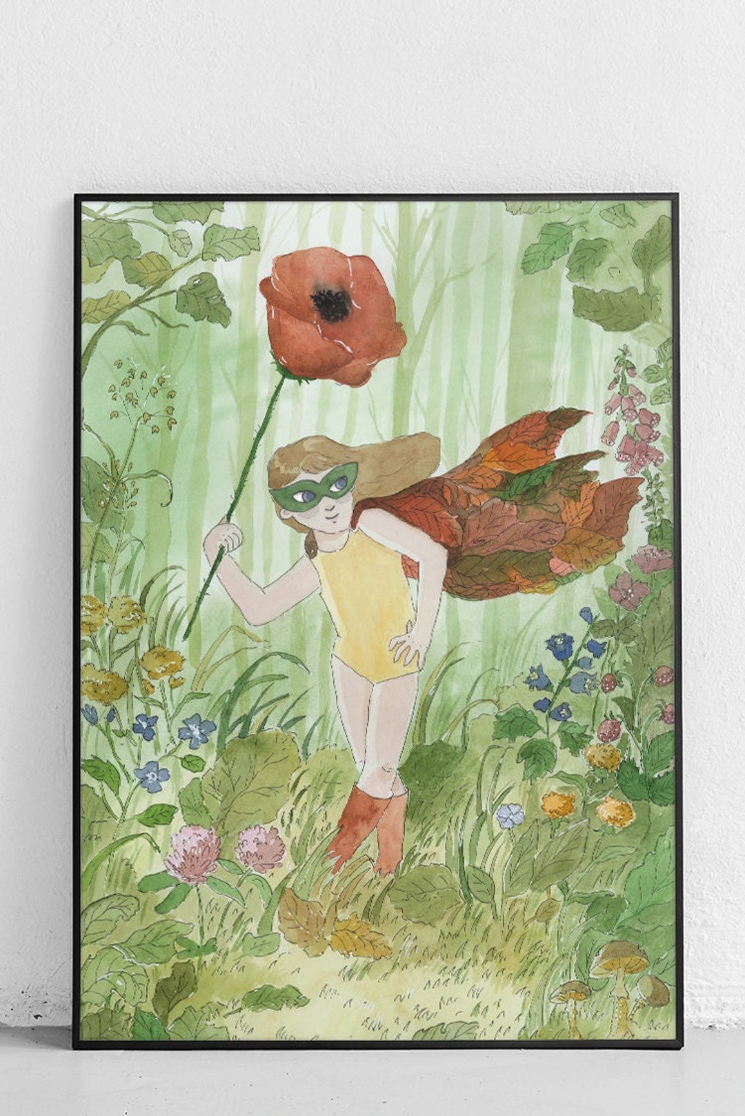 Botanist Poster, Science Girl Poster, Botany Poster - Etsy