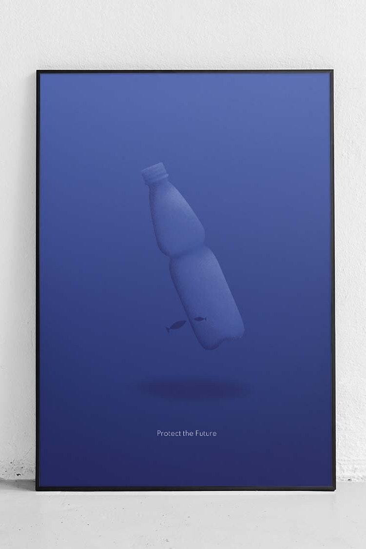 Ocean Pollution Original Poster - Etsy