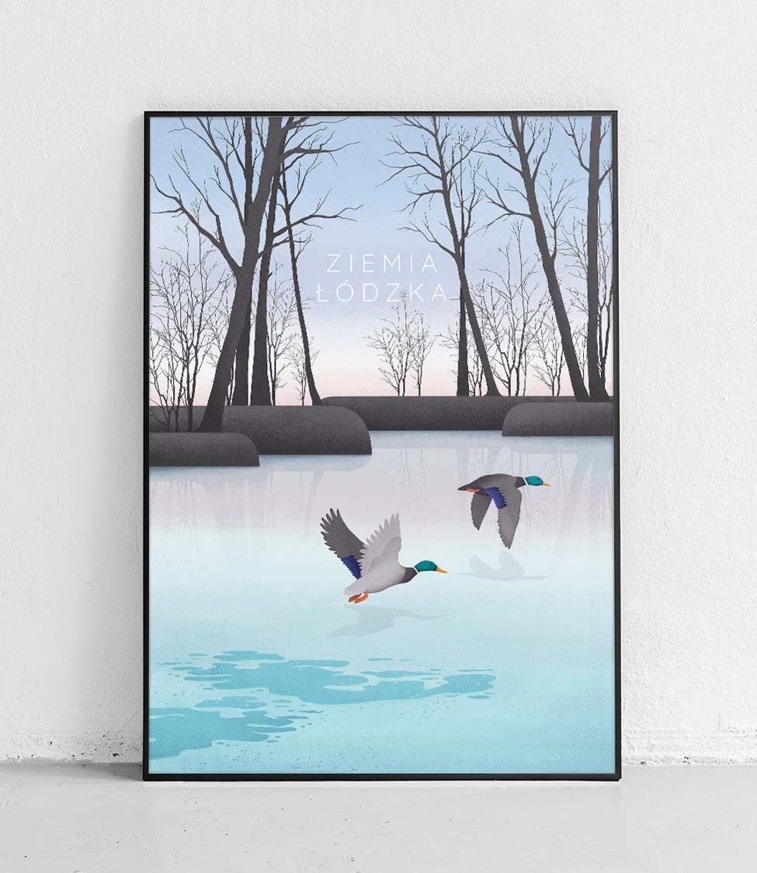 Ziemia Łódzka Original Poster, Poland Wall Art, Polen Poster, Lodz ...