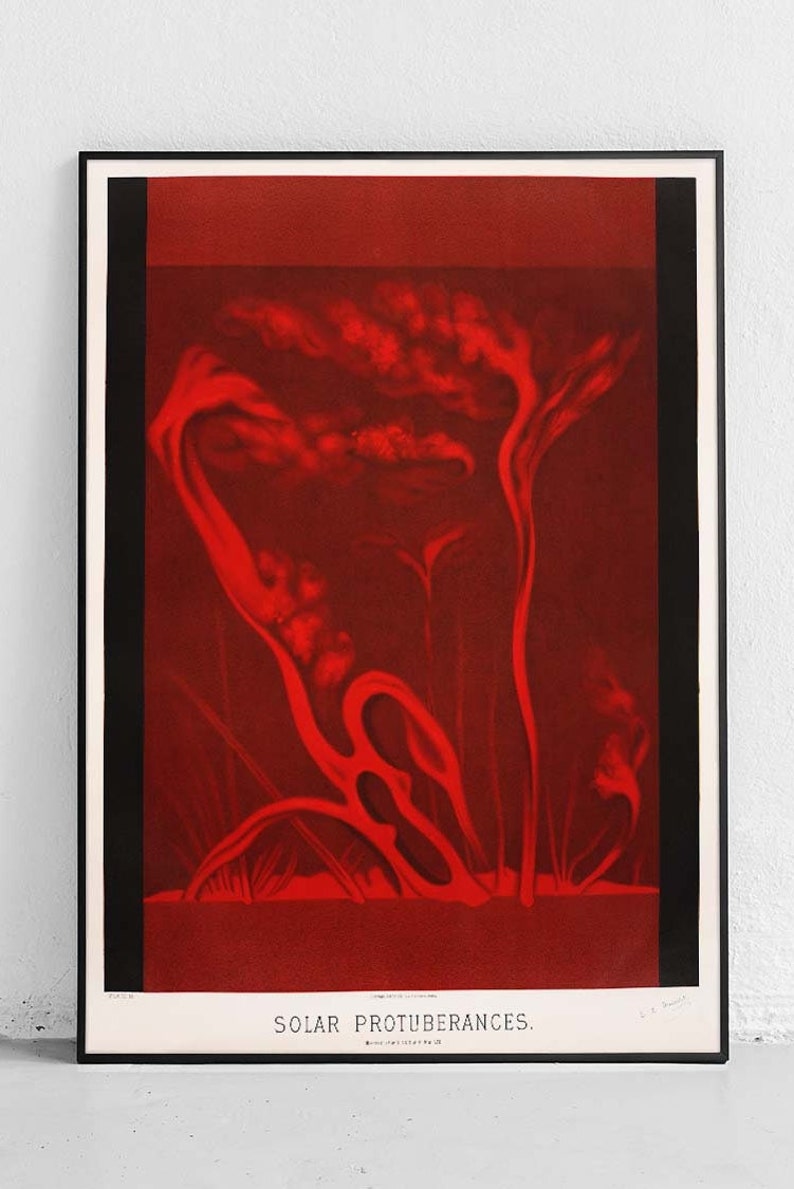 Protuberances Astronomy Poster, Original Poster - Etsy