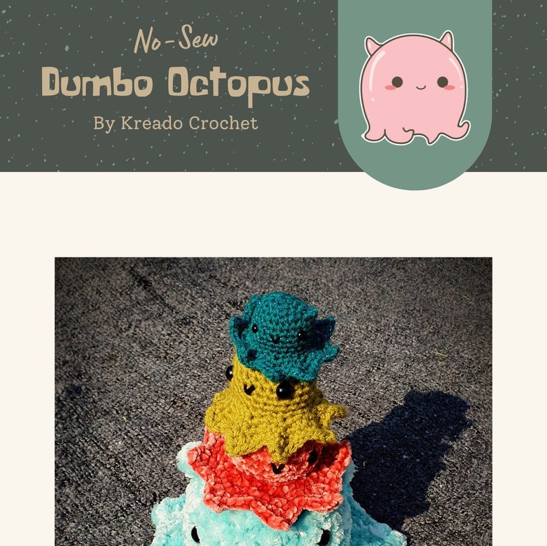 Dumbo Octopus Crochet Pattern - Etsy
