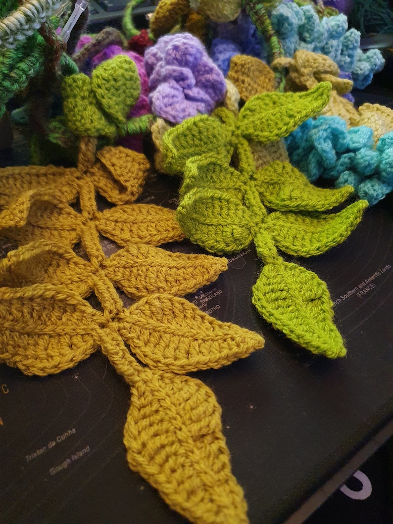 Wisteria Vines Crochet Pattern String Lights - Etsy