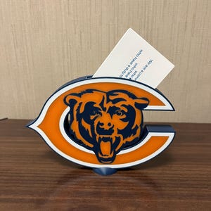 Chicago Bears Desk Decor - Etsy