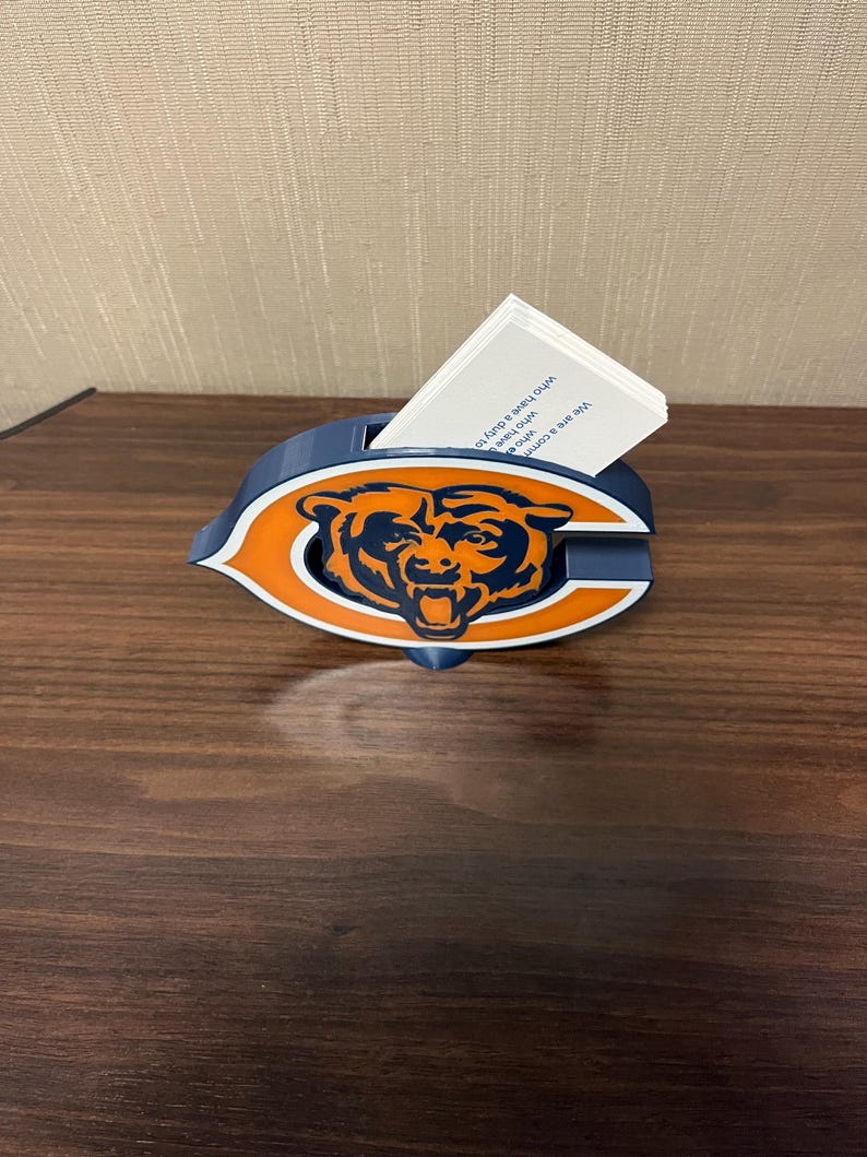 Chicago Bears Desk Decor - Etsy