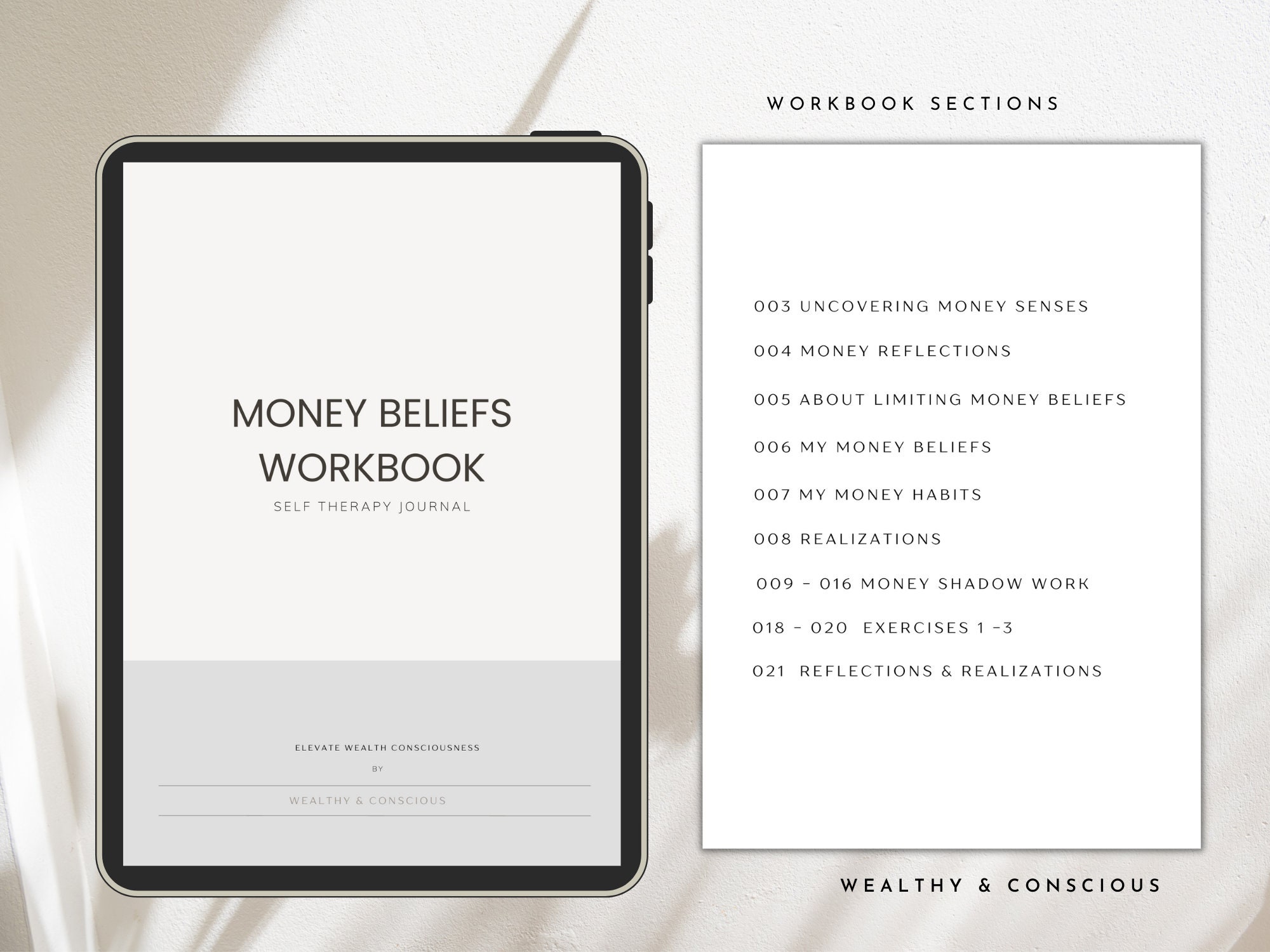 Money Beliefs Workbook Digital + Printable PDF Journal Workbook ...