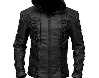 Arrow Leather Jacket - Etsy