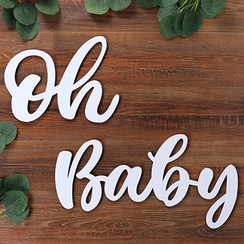 Oh Baby Wooden Sign - Etsy