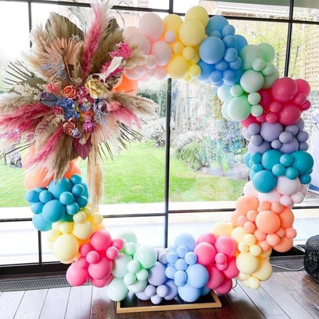 Bow of Balloon Arch Ring DIY Wreath Frame Holder - Etsy