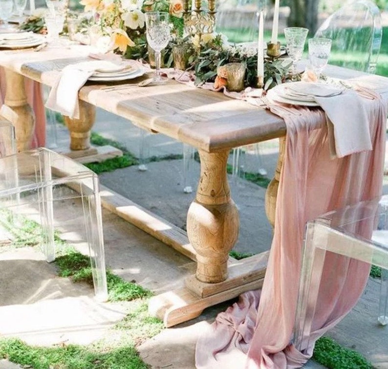 Rust Dining Table Decoration Table Runner Set - Etsy