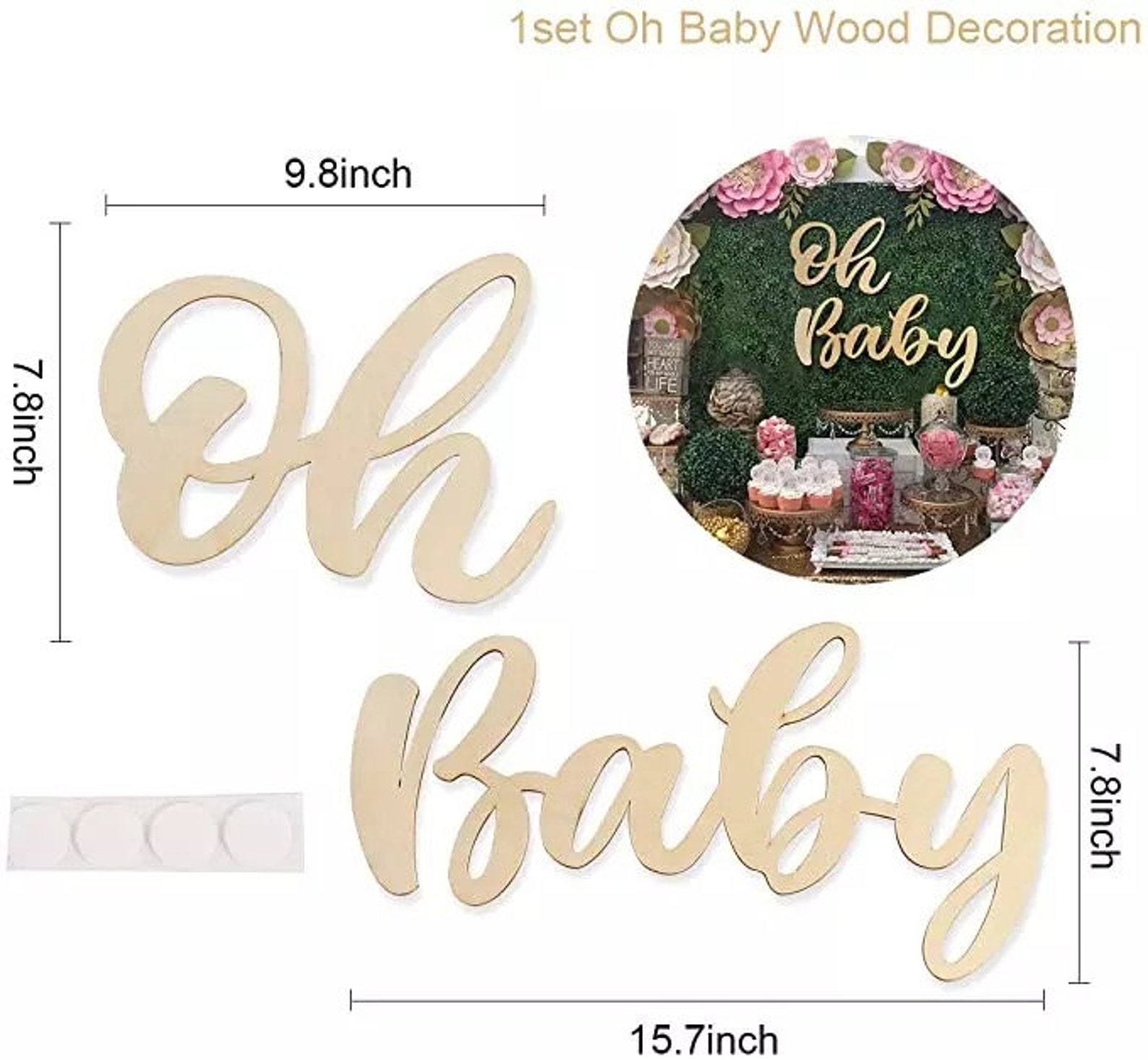 Oh Baby Wooden Sign - Etsy