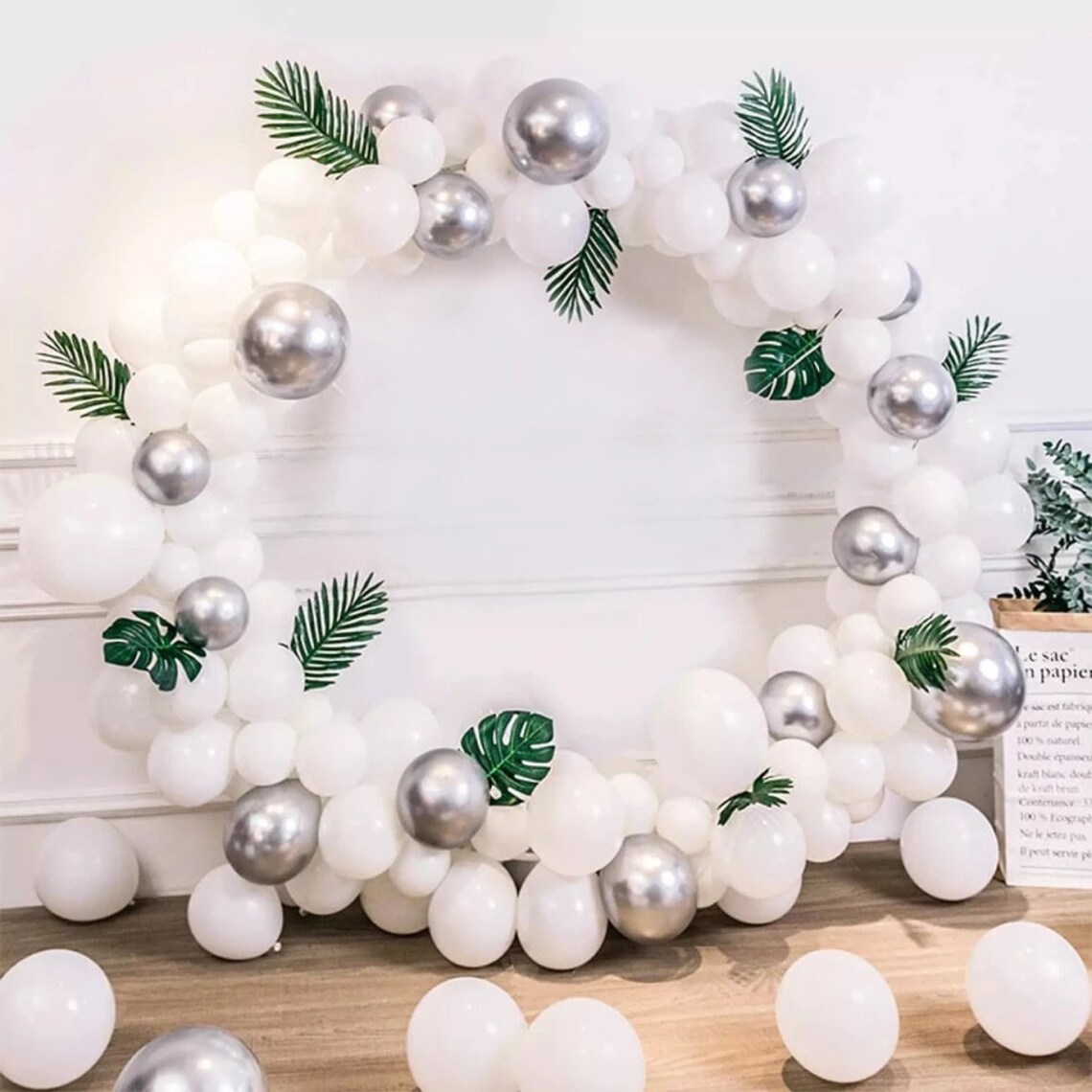 Bow of Balloon Arch Ring DIY Wreath Frame Holder - Etsy