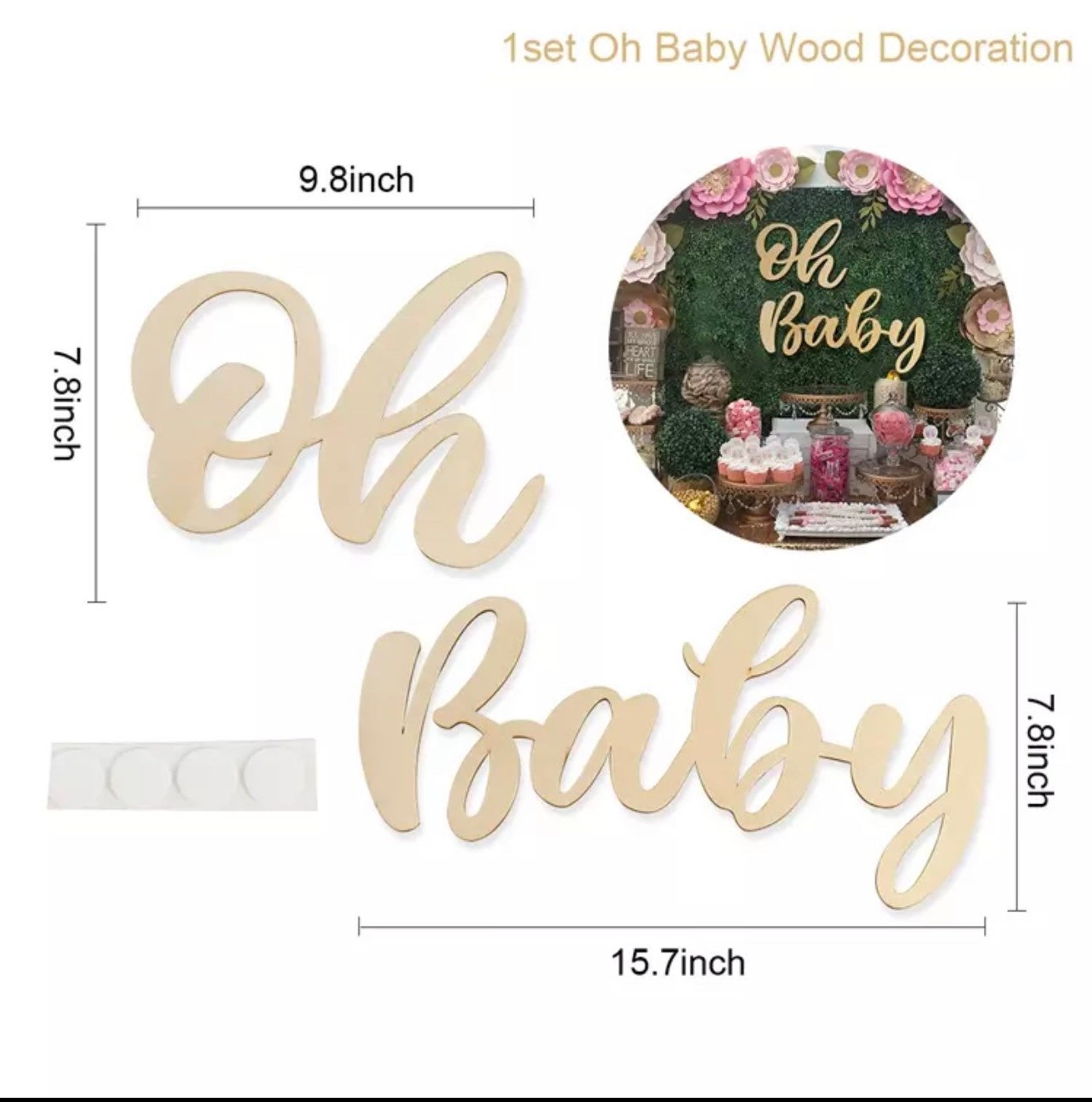 Oh Baby Wooden Sign - Etsy