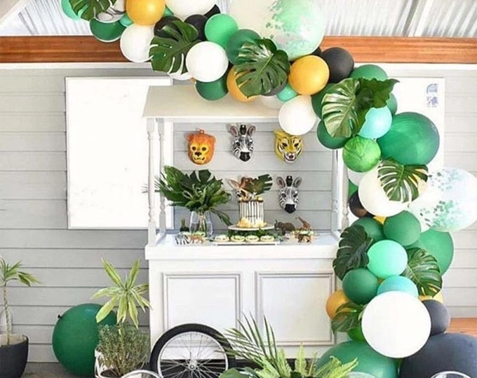 Artificial Tropical Palm Leaves Hawaiian Luau Party - Etsy