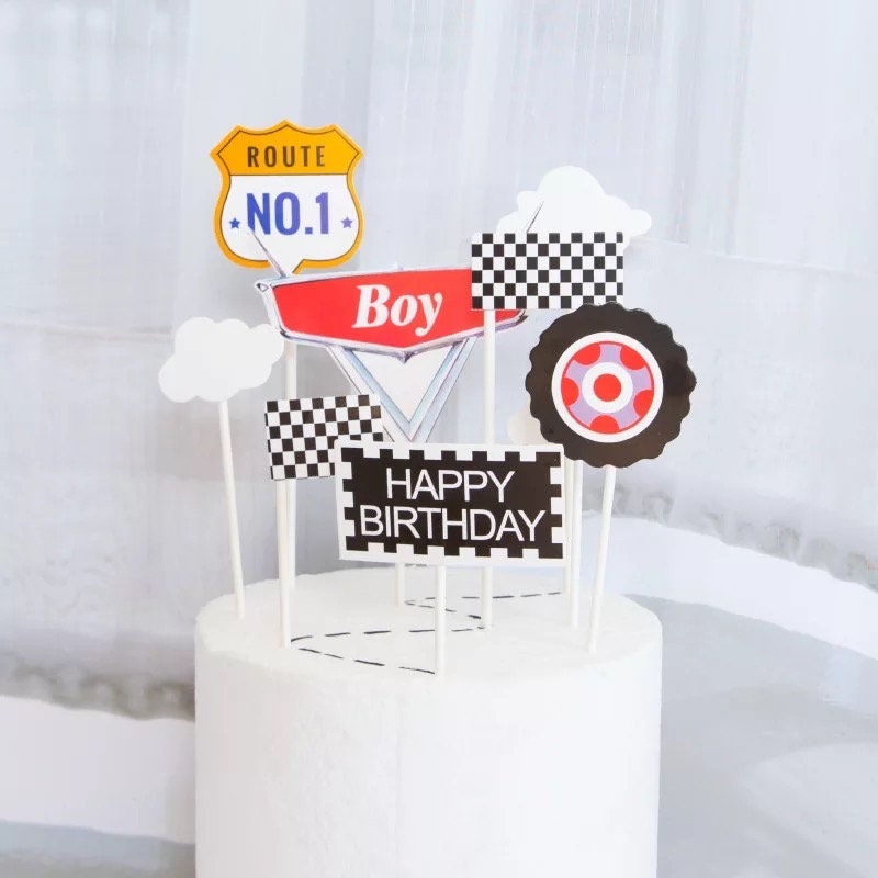 Happy Birthday Cake Toppers - Etsy