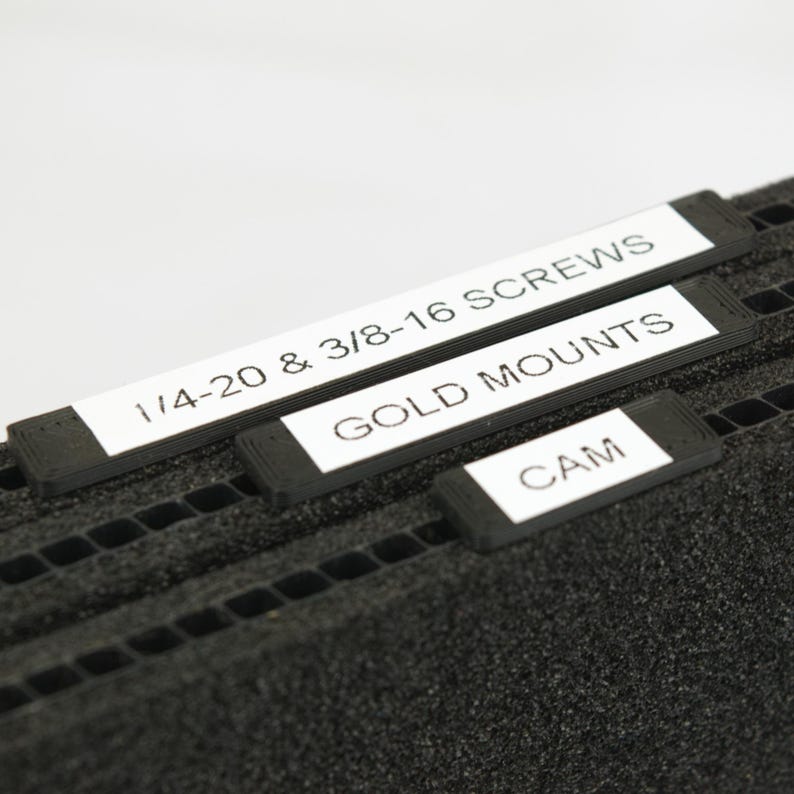 Trekpak Label Inserts Set of 5 Pinned Coroplast Organization Label ...
