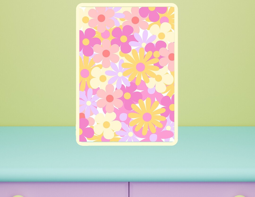 Flower Power Digital Art Print - Etsy