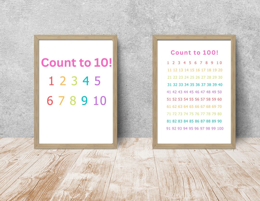 Rainbow Counting Bundle - Etsy