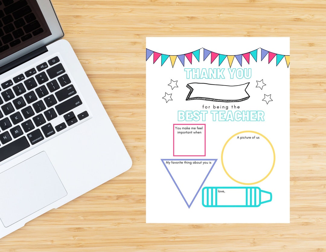 Teacher Appreciation Instant Download - Etsy