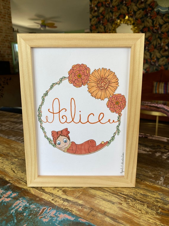 Personalized Birth Frame - Etsy