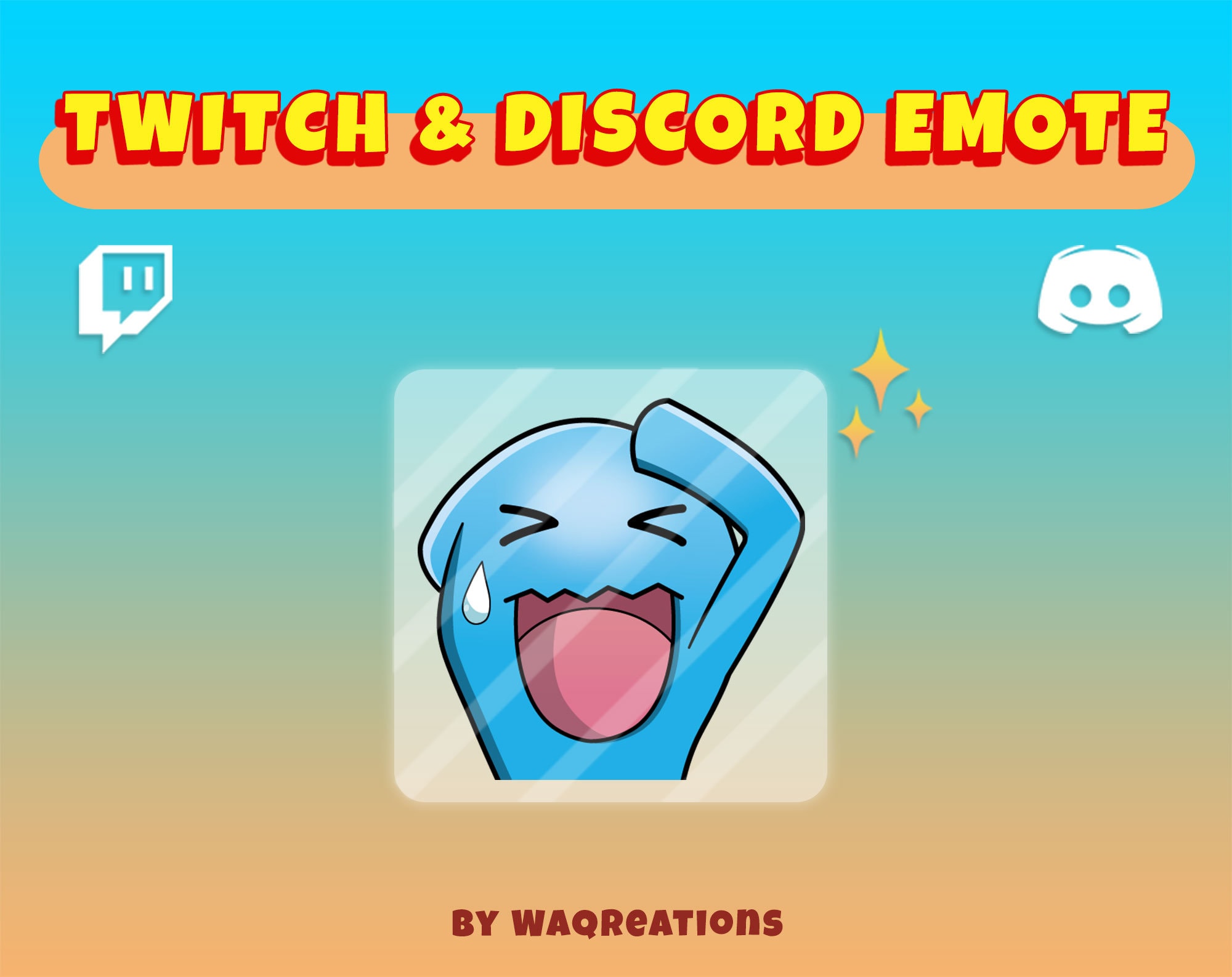 Wobbuffet Salute Emote for Twitch and Discord - Etsy