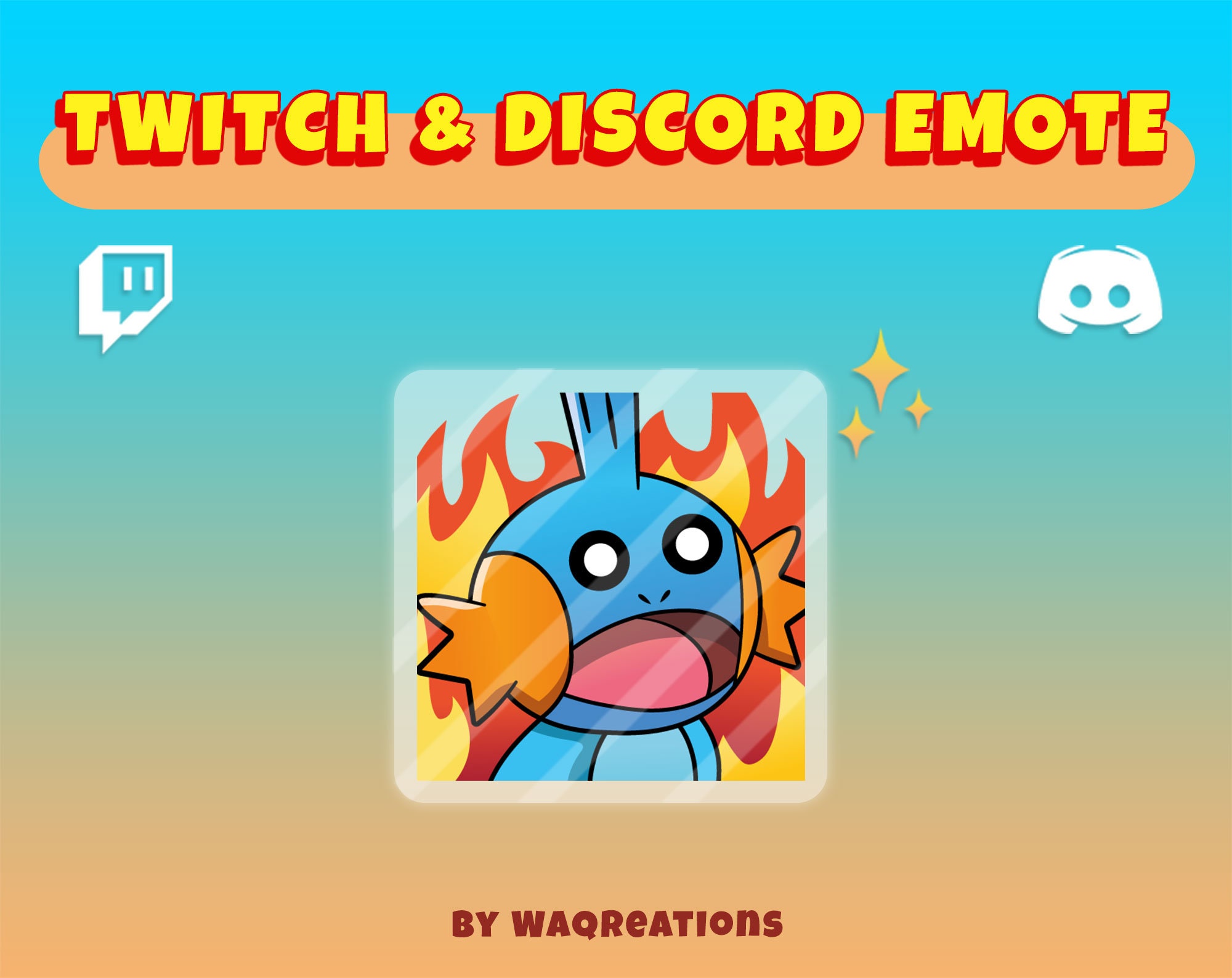 Mudkip Emote Pokemon Emote for Twitch and Discord - Etsy Ireland