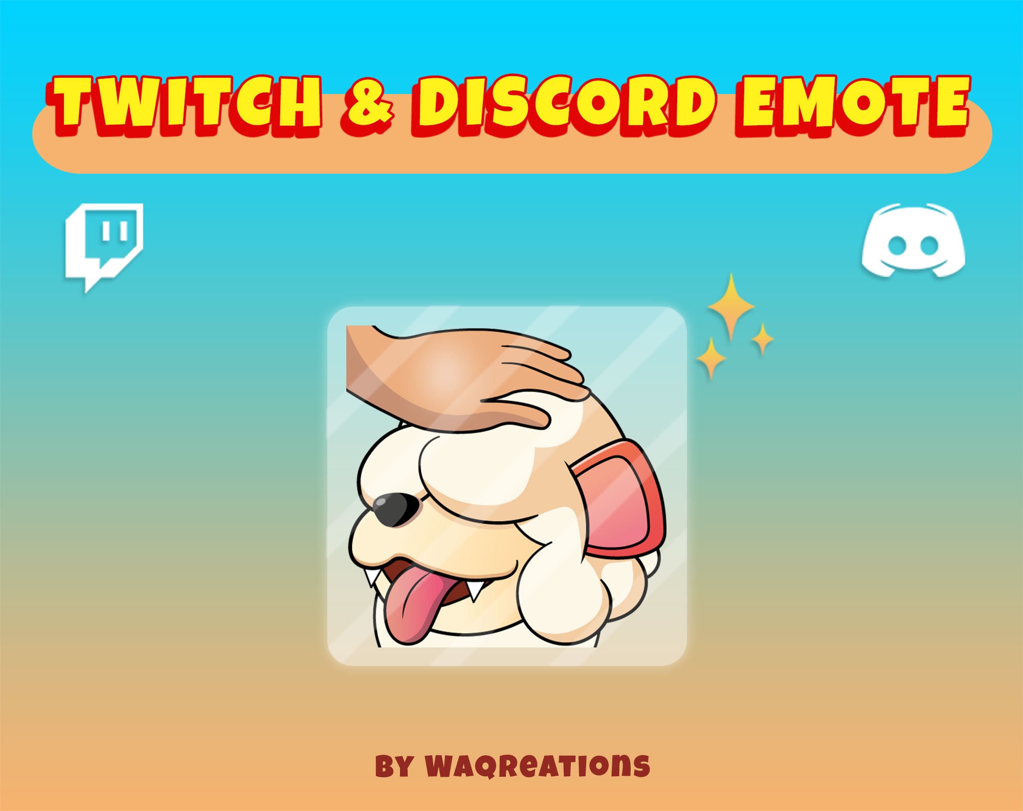 Growlithe Head Pat Emote for Twitch and Discord - Etsy