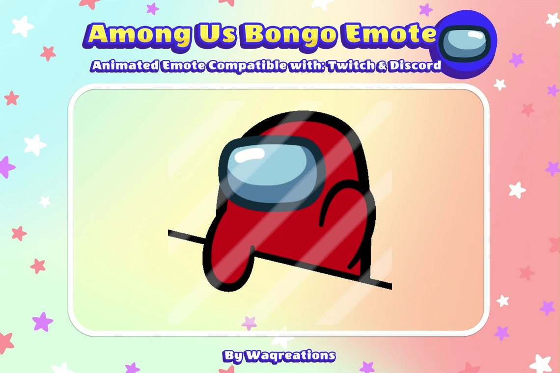 Among Us Bongo Emote | Red - Etsy