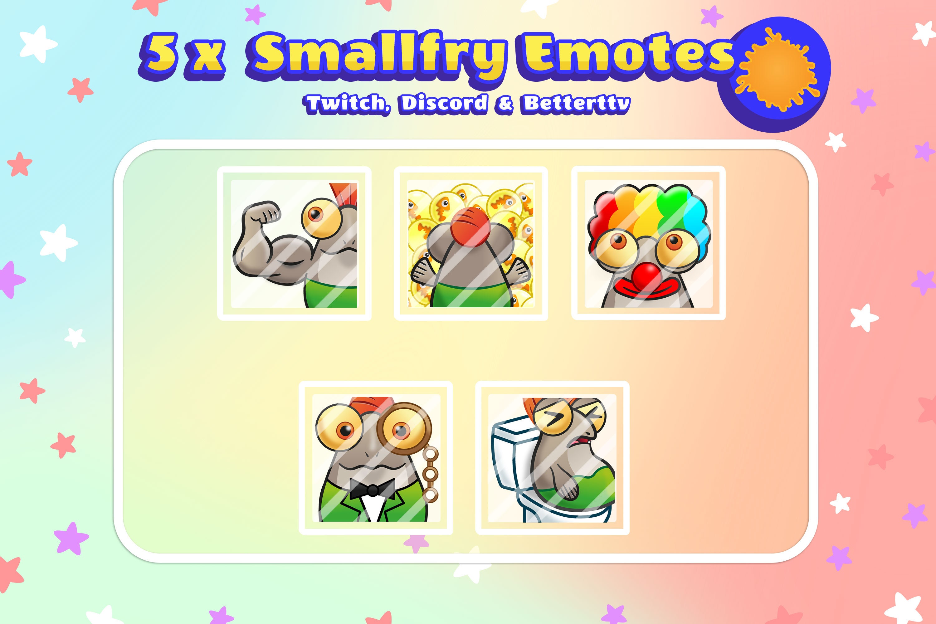 5 Smallfry Emotes Bundle for Twitch and Discord - Etsy