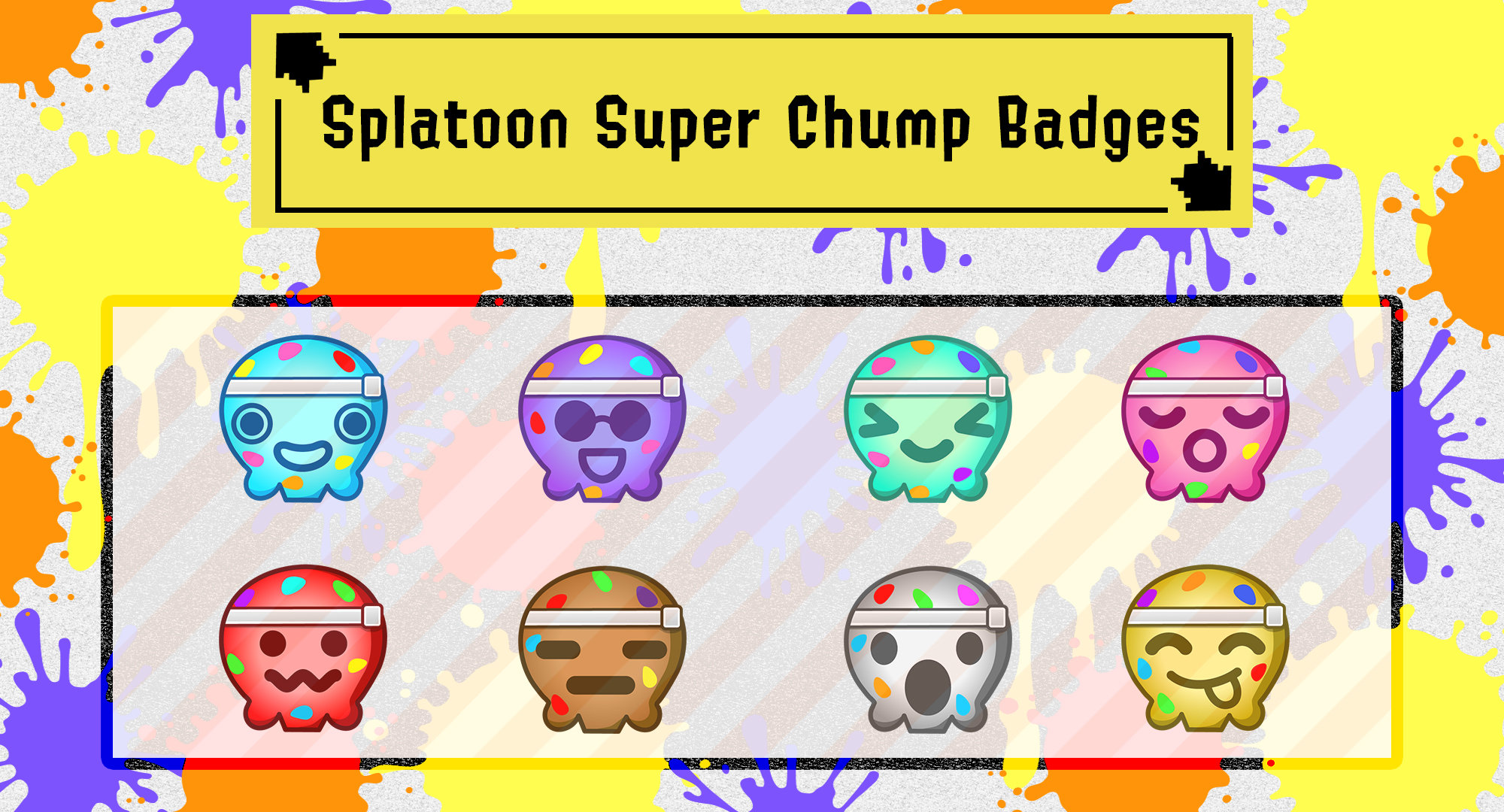 Splatoon Super Chump Badges for Twitch - Etsy