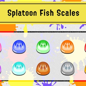 Splatoon Fish Scale Badges for Twitch - Etsy