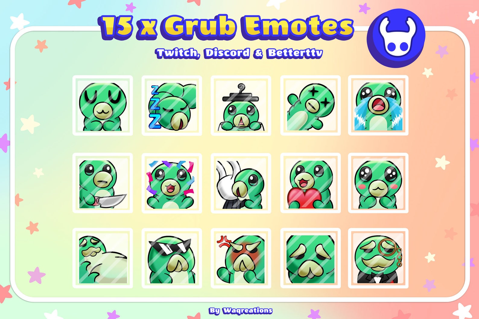 15 Grub Emotes Bundle for Twitch and Discord - Etsy