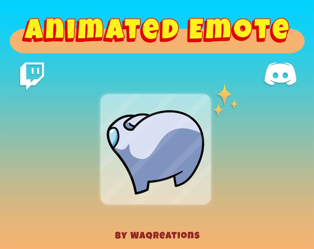 Among Us Butt Wiggle Emote | White - Etsy