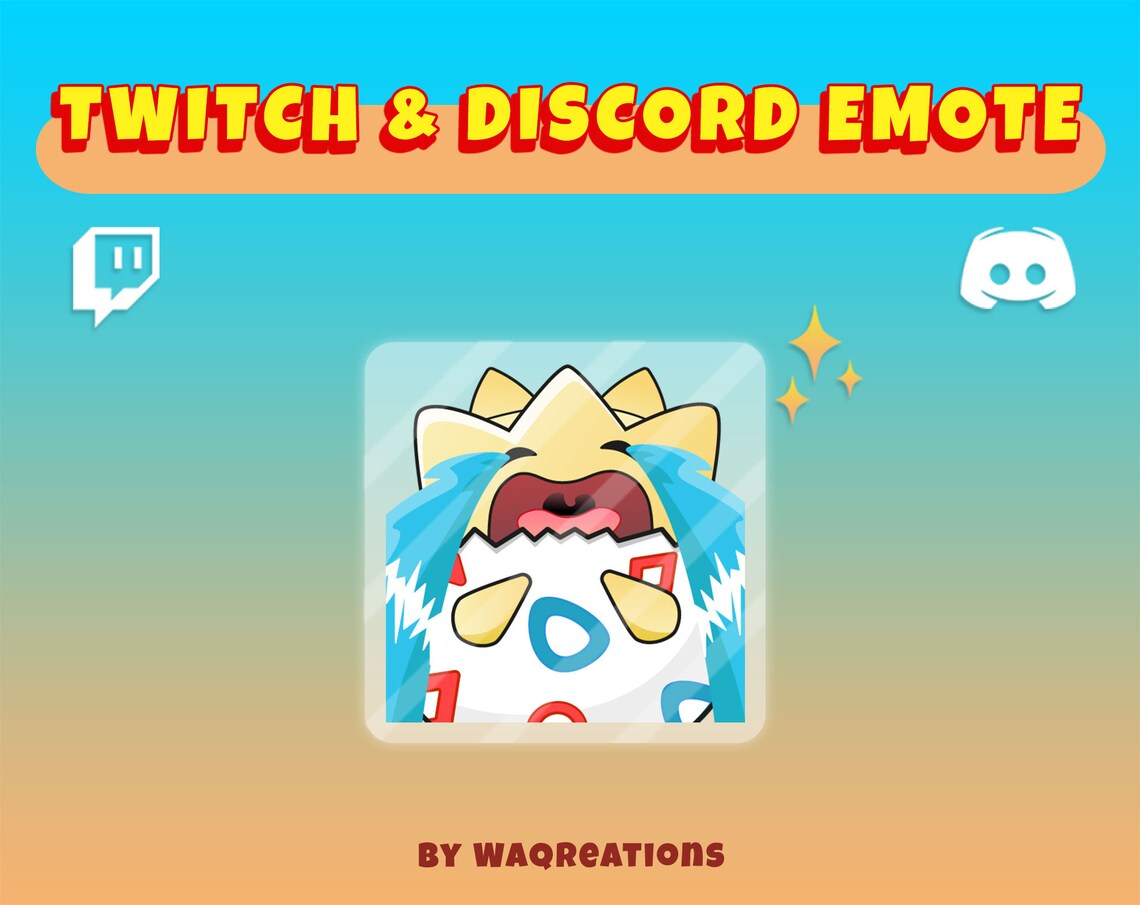Togepi Cry Emote for Twitch and Discord - Etsy