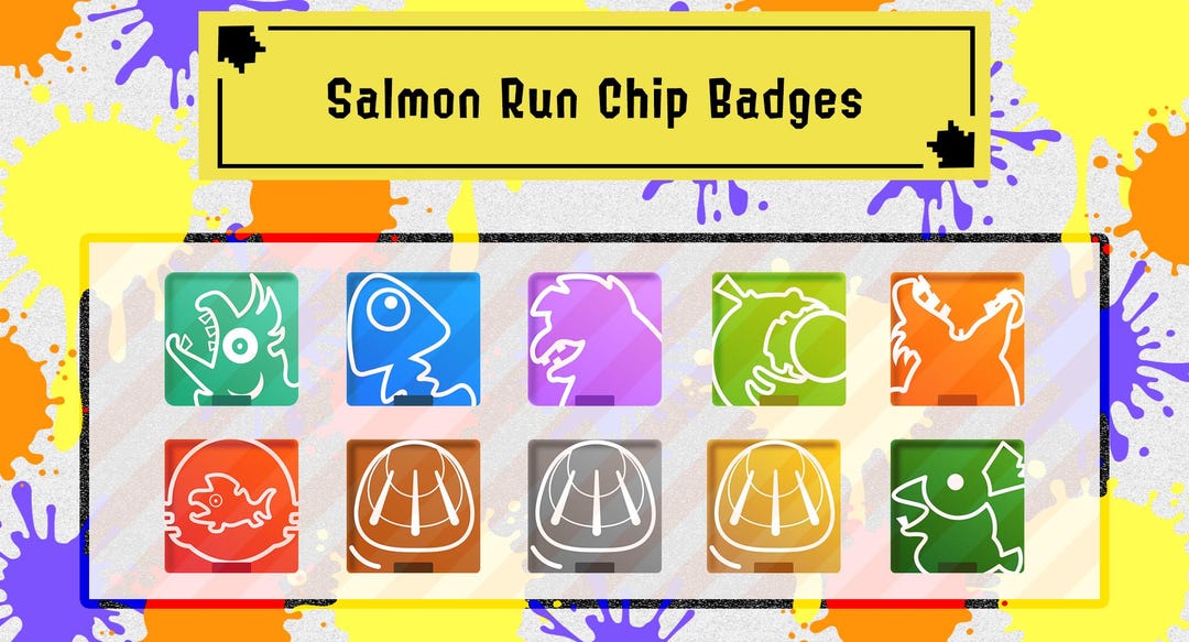 Salmon Run Chip Badges for Twitch - Etsy
