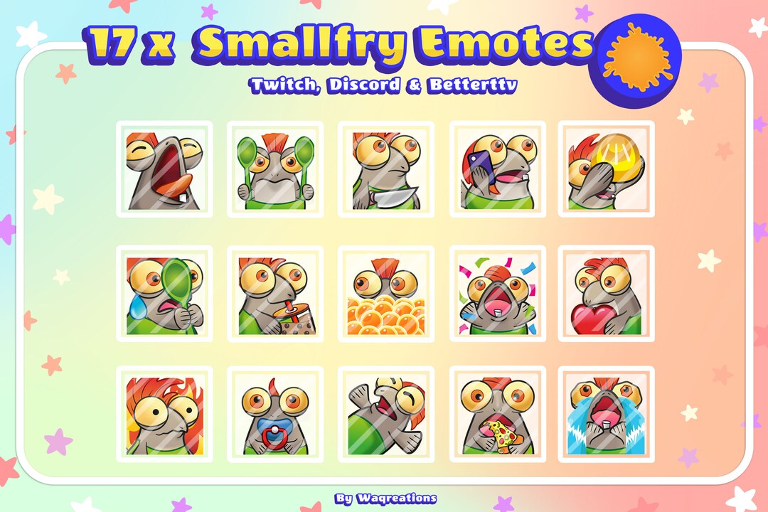 17 Smallfry Emotes Bundle for Twitch and Discord - Etsy