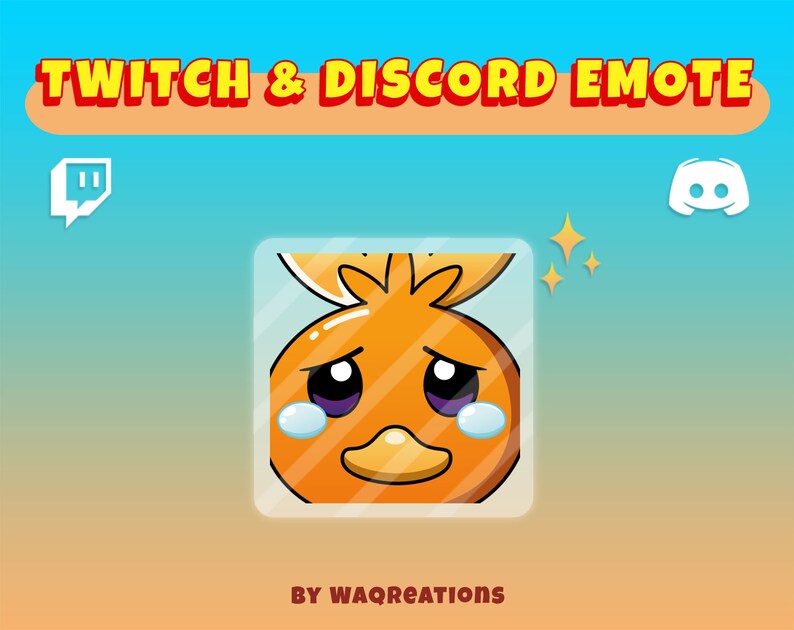 Torchic Sad Emote for Twitch and Discord - Etsy