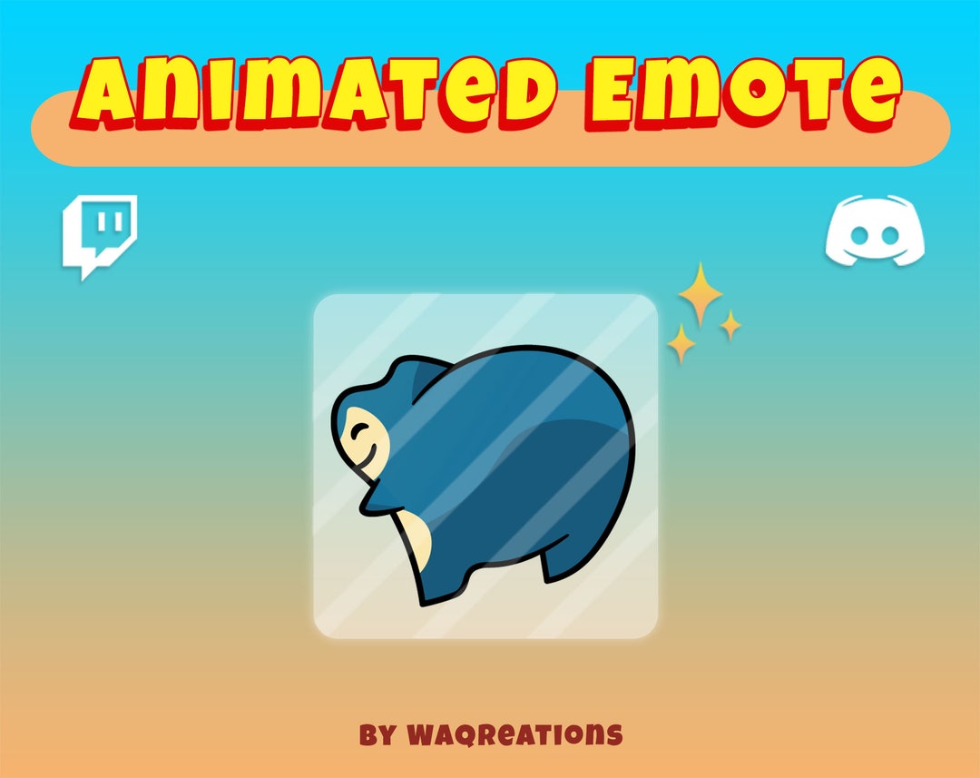 Snorlax Butt Wiggle Animated Emote - Etsy