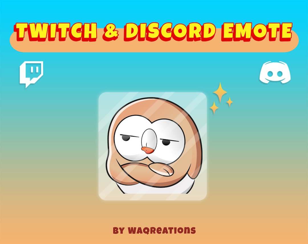Rowlett Emote for Twitch and Discord - Etsy
