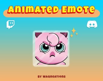 Animated Jigglypuff Emote for Twitch & Discord - Etsy