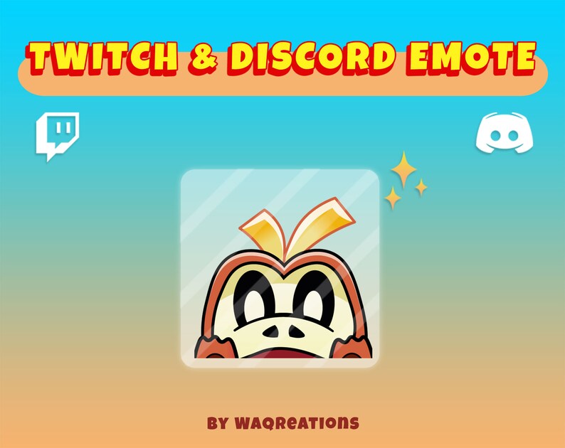 Fuecoco Emotes Bundle for Twitch and Discord - Etsy