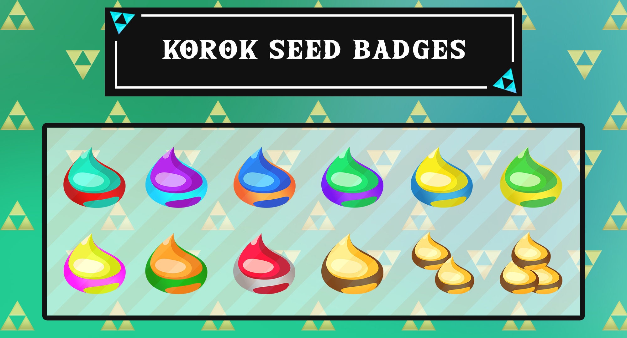 Korok Seed Badges for Twitch - Etsy
