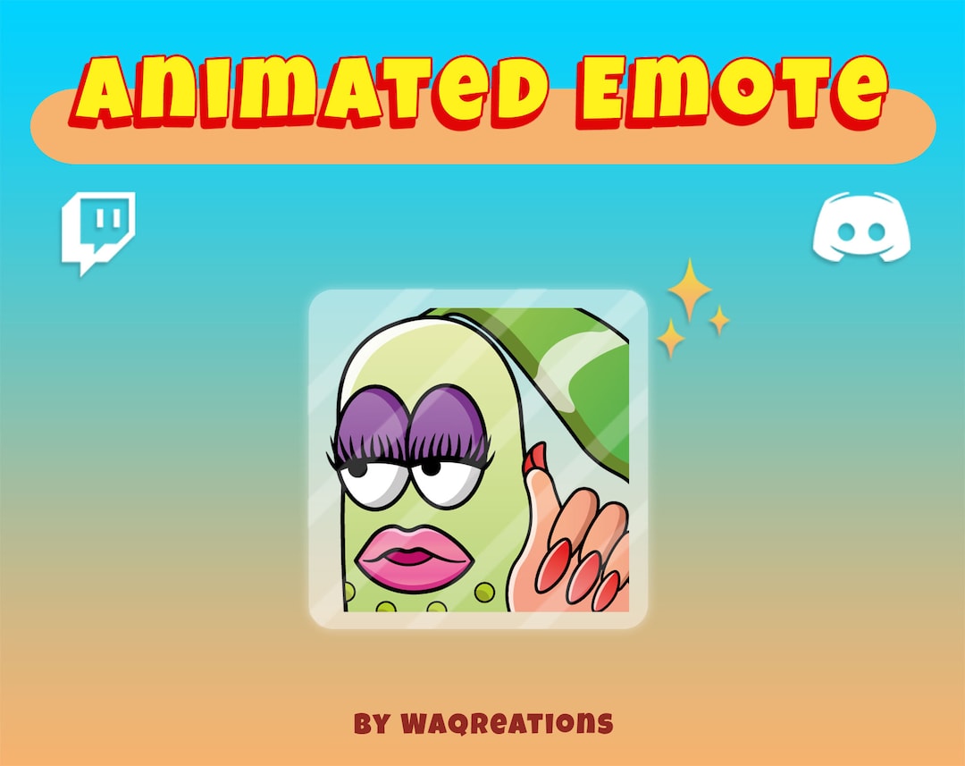 Animated Chikorita Periodt Emote for Twitch and Discord - Etsy