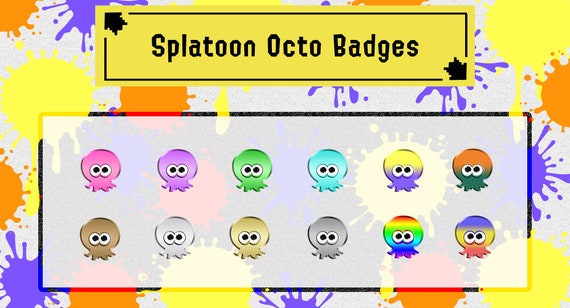 Splatoon Octoling Badges for Twitch - Etsy